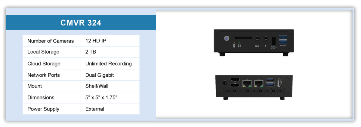 Eagle Eye CMVR 324 | Eagle Eye Networks