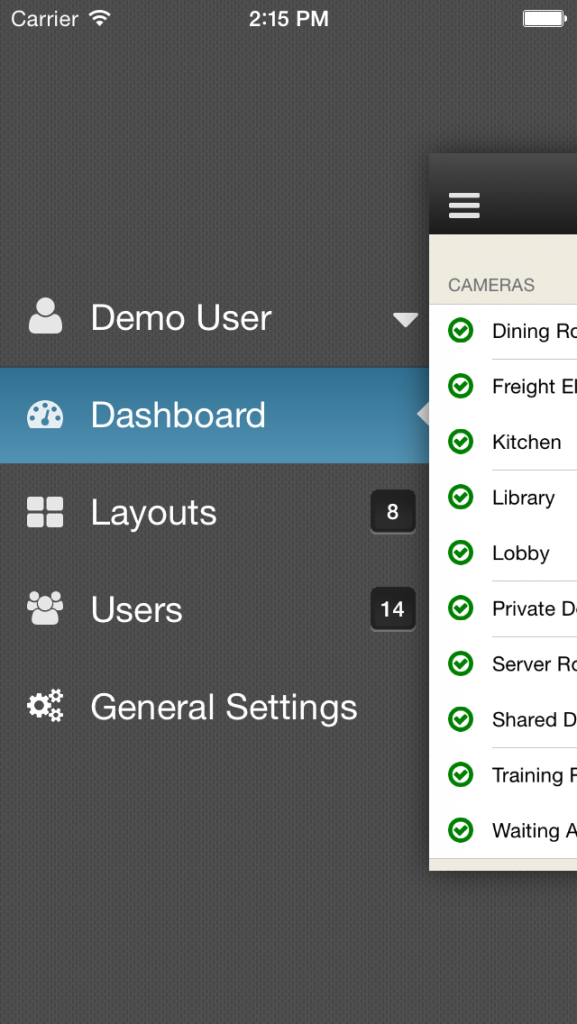 New Mobile Side Menu