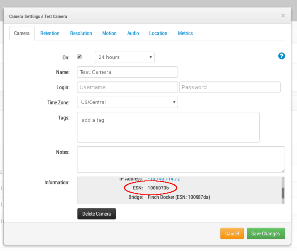 Live Camera Preview Stream