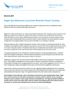 Remote Power Cycling Capabilities | Eagle Eye Networks
