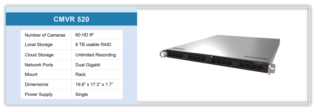 Eagle Eye CMVR 520 | Eagle Eye Networks