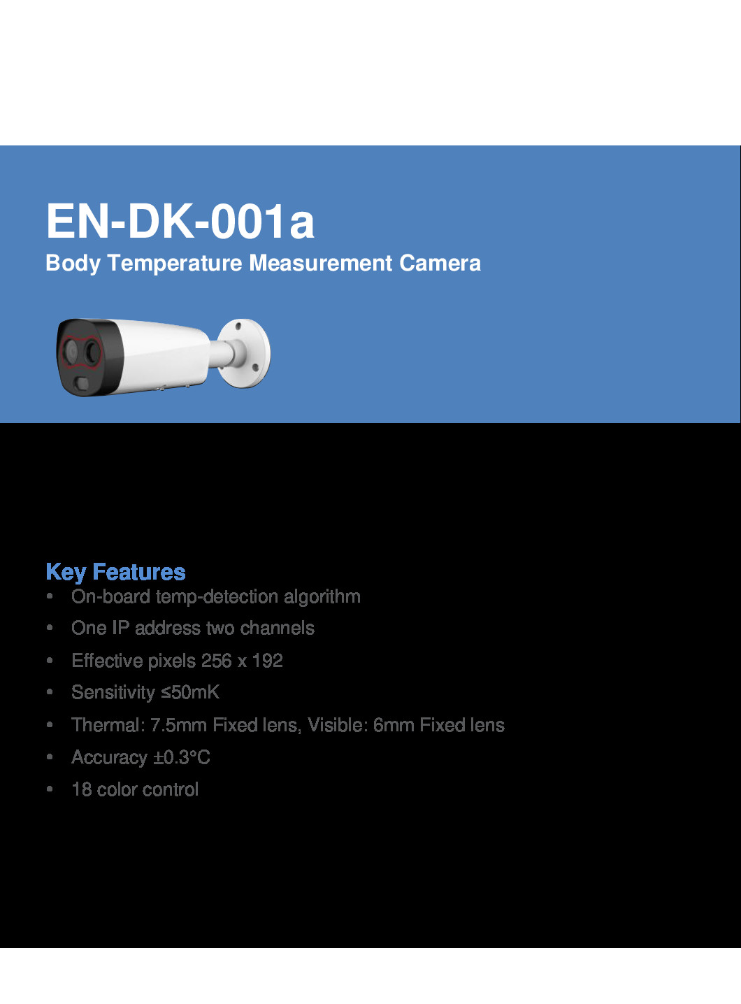 Eagle-Eye-Thermal-Camera-DK-001a-Datasheet-20200615 | Eagle Eye Networks