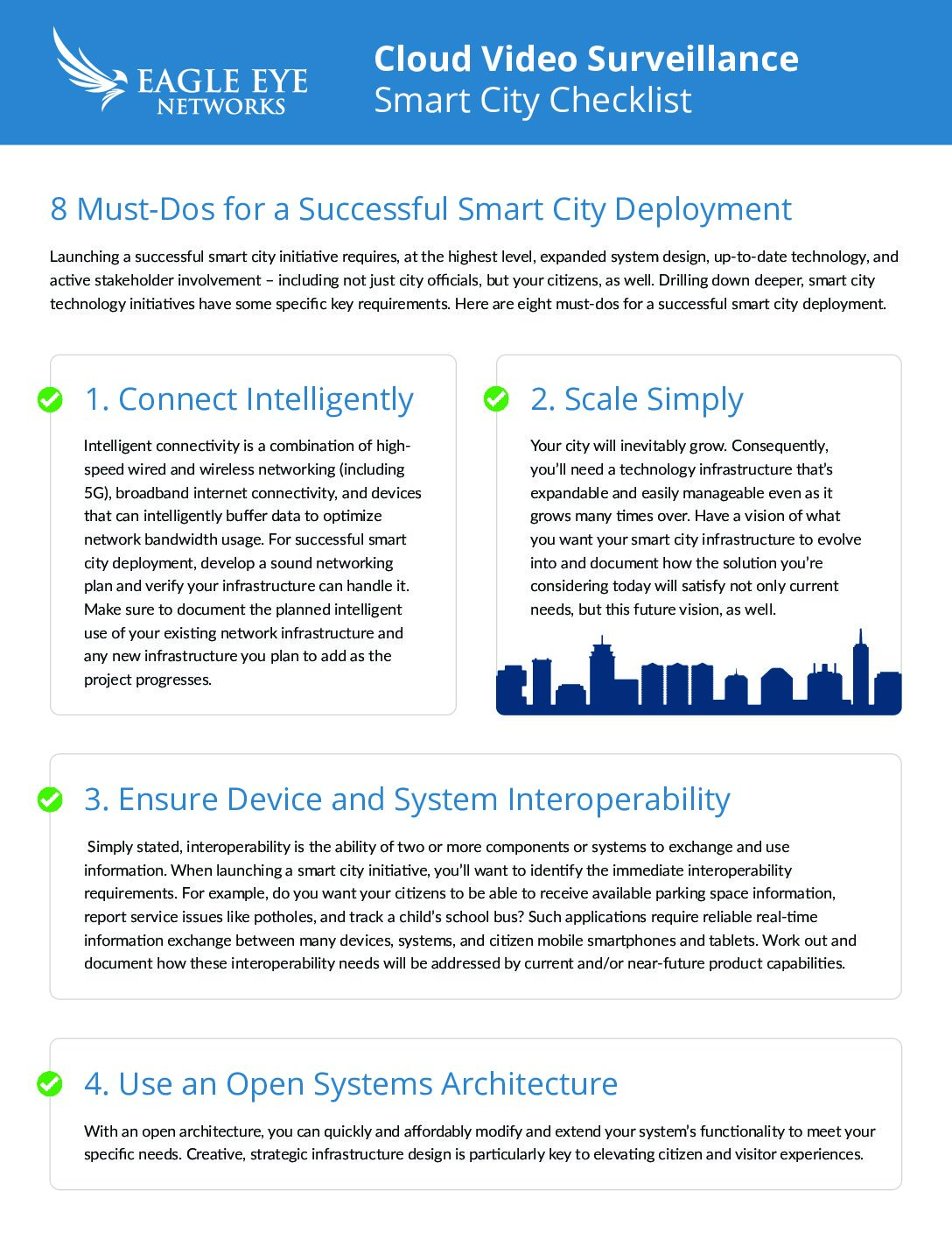 Smart City Checklist 20201027 | Eagle Eye Networks