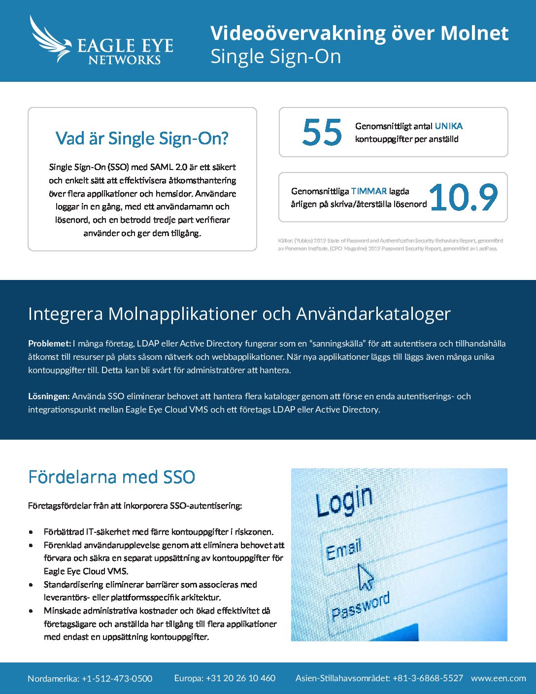 SE – Single Sign-On One Pager 20201110 | Eagle Eye Networks